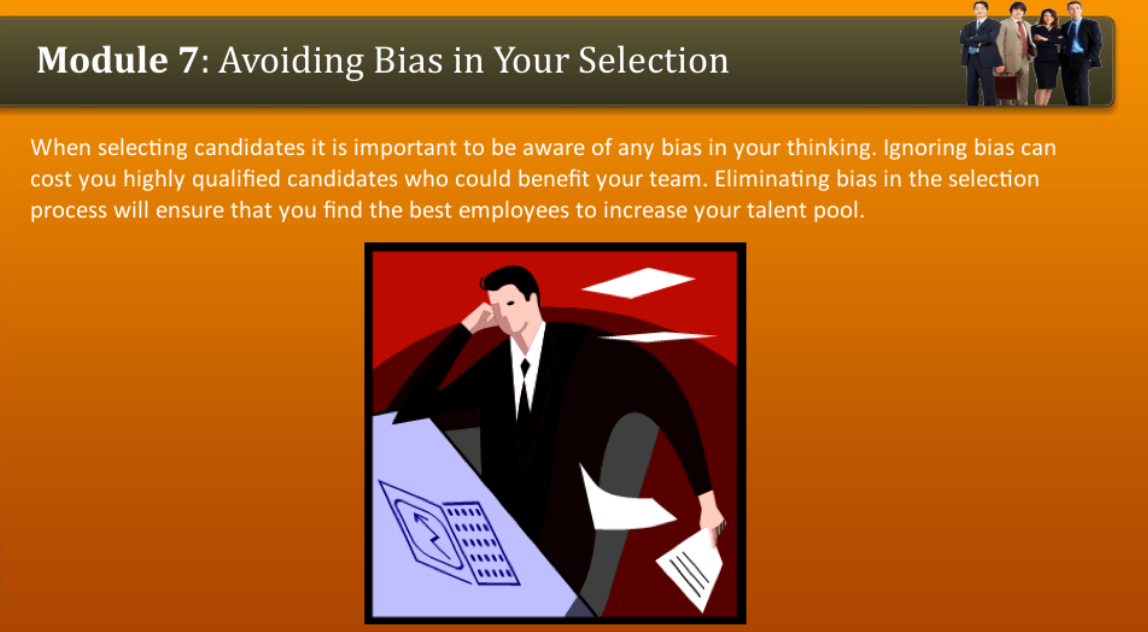 Avoiding Bias in Your Selection - FreshSkills